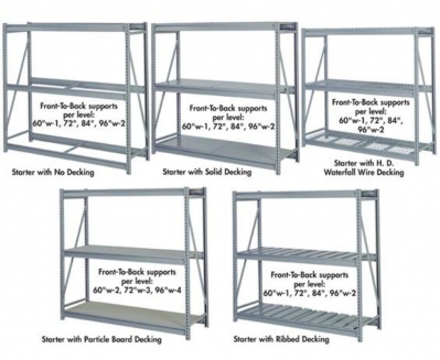 Pre-engineered Bulk Storage Racks - 72" H., Smo-h67313r, Industrial ...